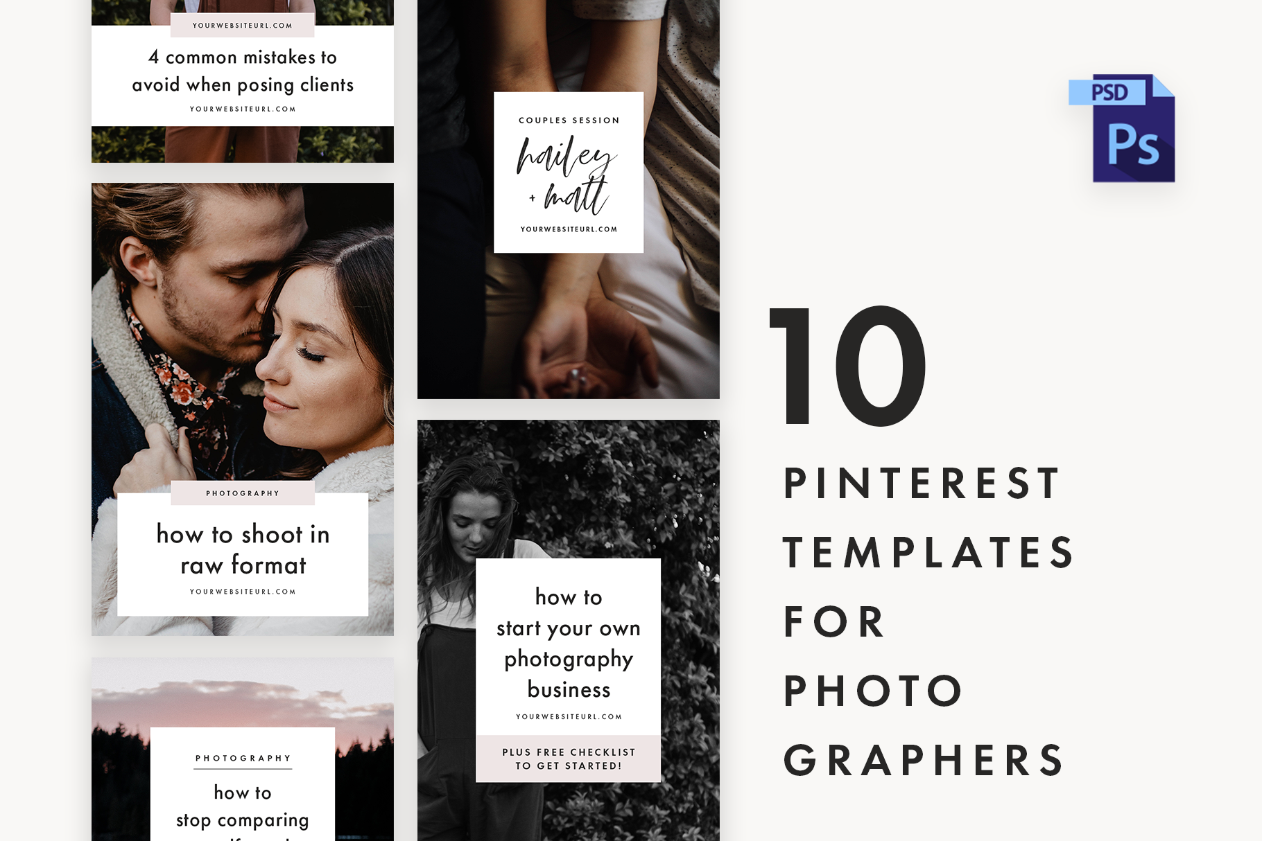 Pinterest Templates - Photographers, a Social Media Template by molly ...