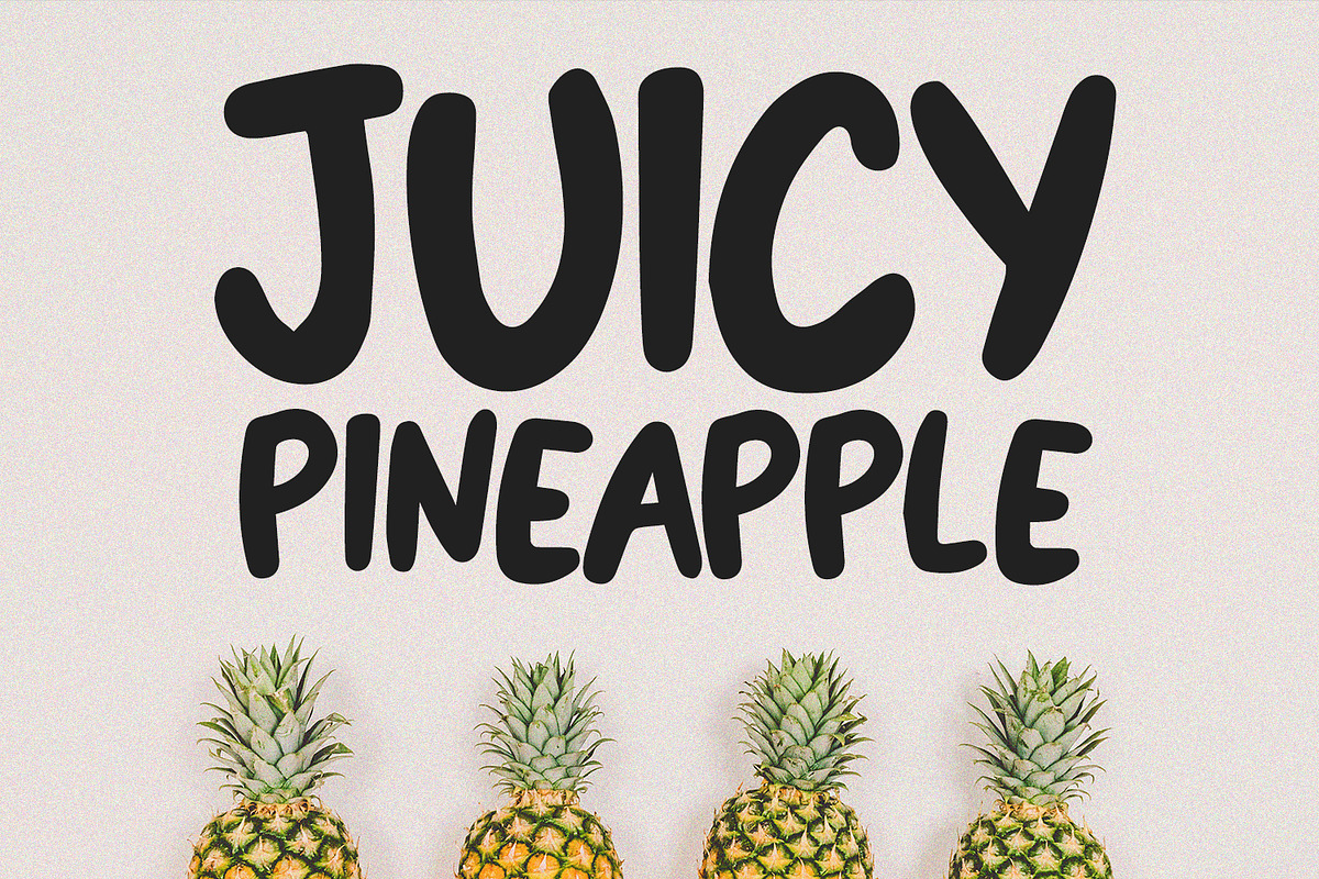 Esticko Bigtres Playful Handmade, a Handwritten Font by Maulana Creative