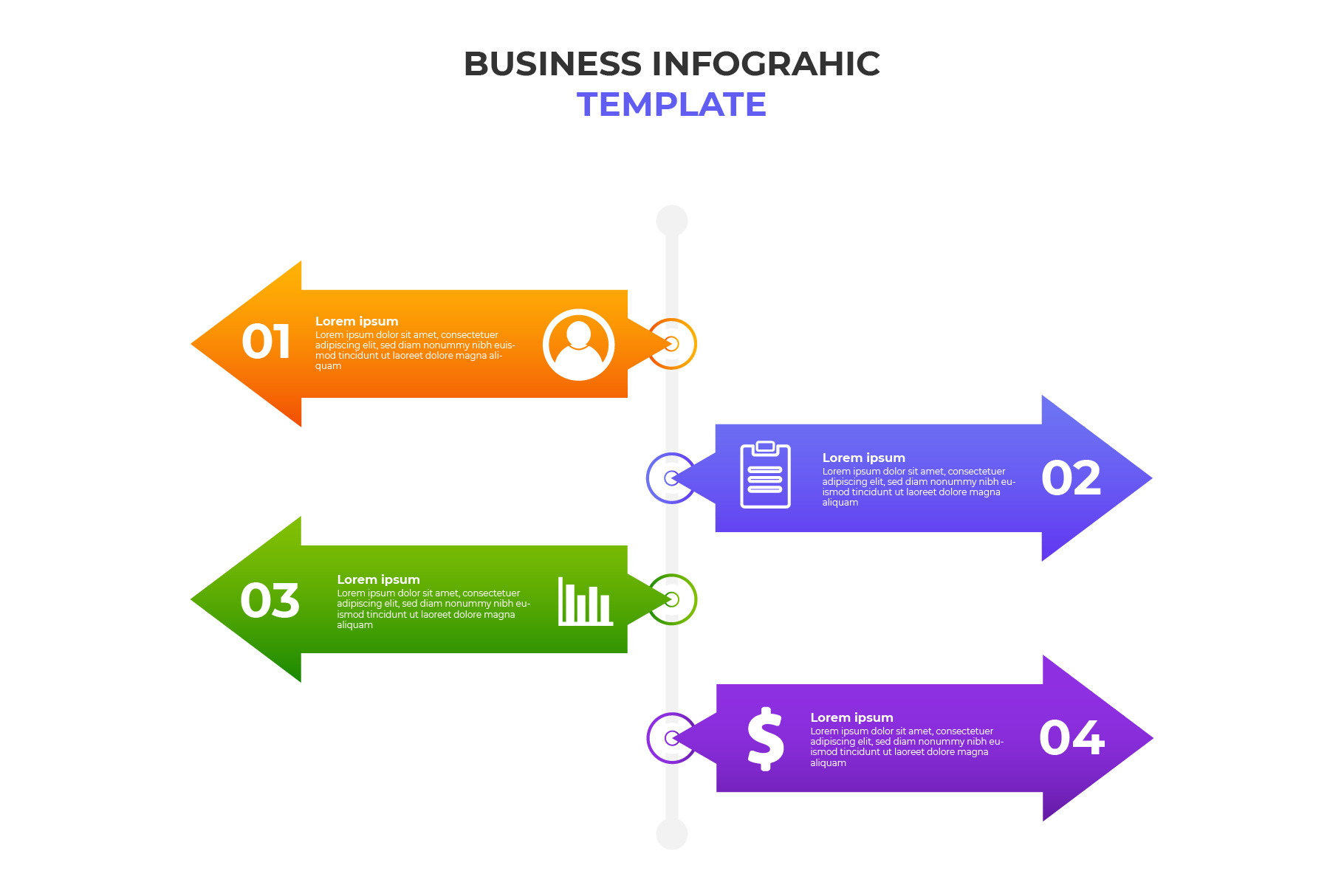 business infographic design template, a Graphic by sekitarief ...