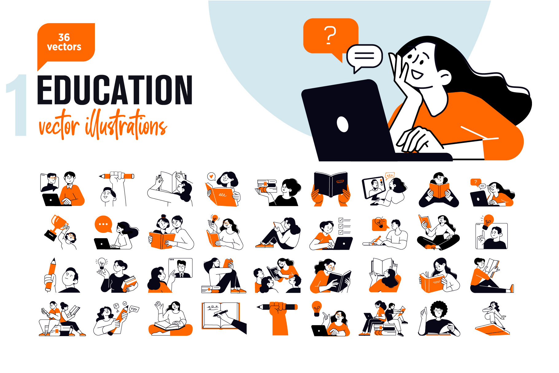 Education concept illustrations, an Education Illustration by PureSolution