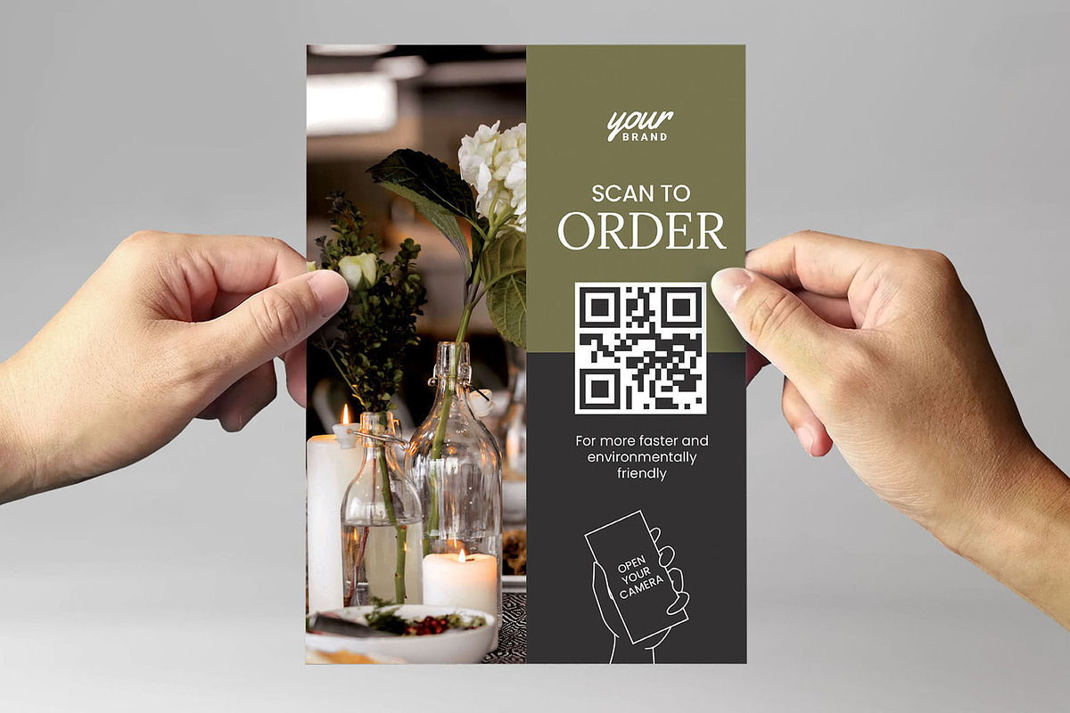 QR Code Flyer Templates Vol.2, a Flyer Template by BrandPacks