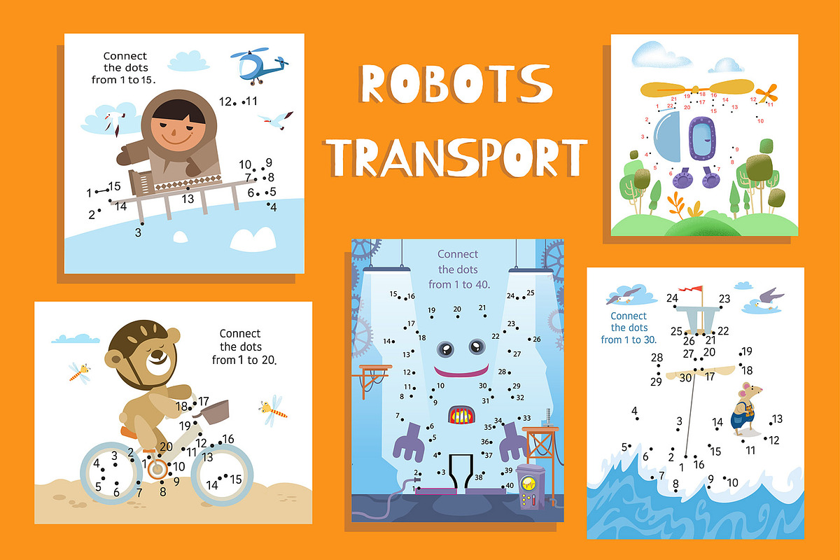 Funny Dots Game Set, a Graphic by ArtyCats | Creative Market