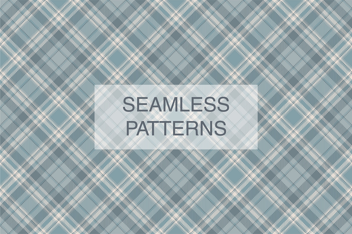 #76 Plaid Patterns in Strict Gray, a Pattern Graphic by Plaid4You
