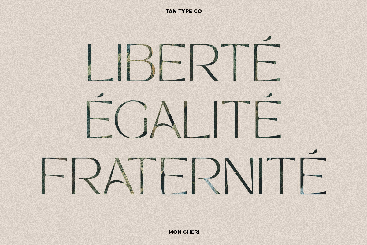 TAN - MON CHERI, a Sans Serif Font by TanType