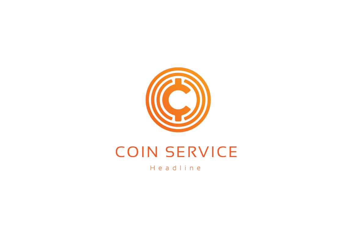 Coin service company logo., a Branding & Logo Template by Anton Akhmatov