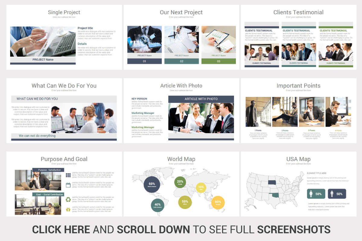 Contract Agreement PowerPoint Design, a Presentation Template by OceanArt