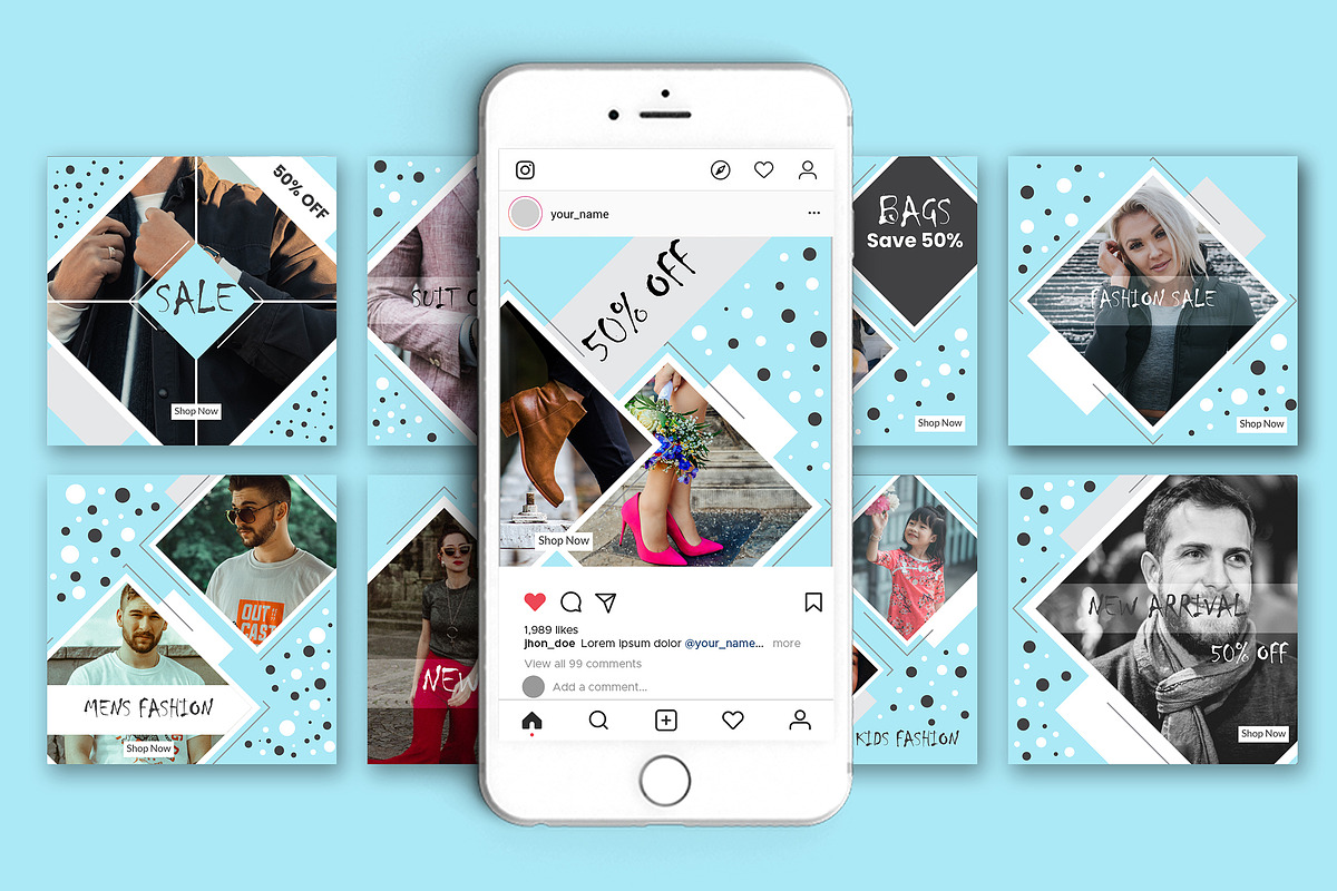 Promotional Instagram Post Design, a Social Media Template by ZAAS