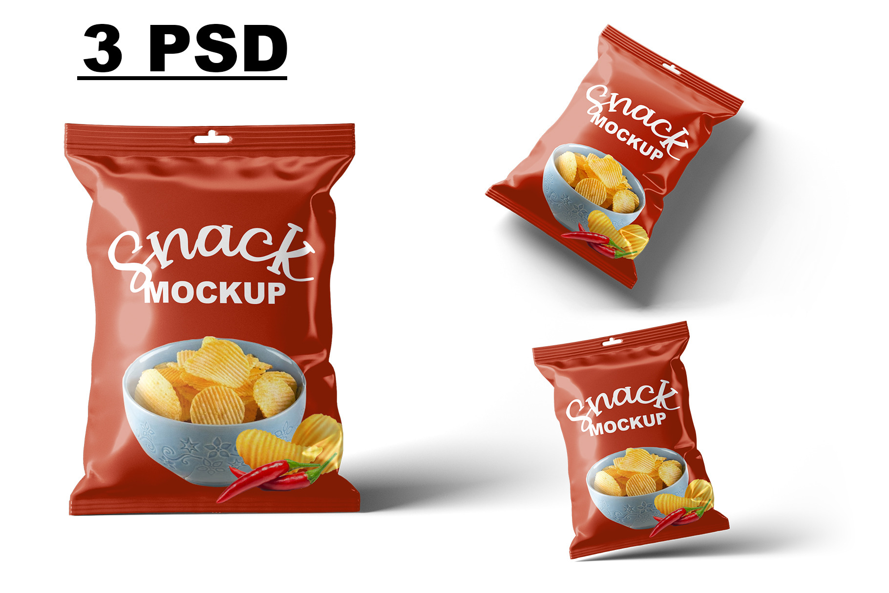 Snack Packaging Mockup