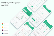 HRM & Payroll Management App UI Kit, an UI Kit Template by Betush