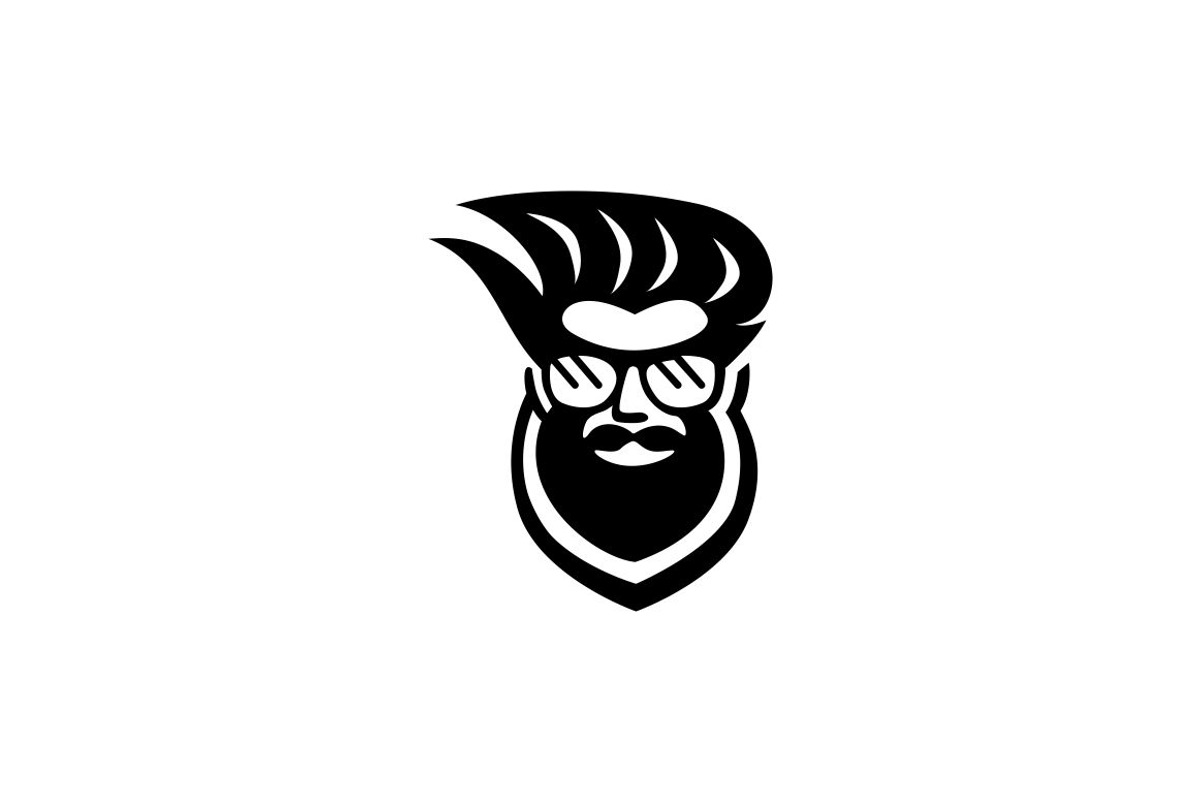 Beard Man Logo, a Branding & Logo Template by Metrolinevision