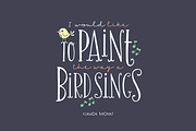 Chirp & Blossom Font, a Serif Font by Denise Chandler