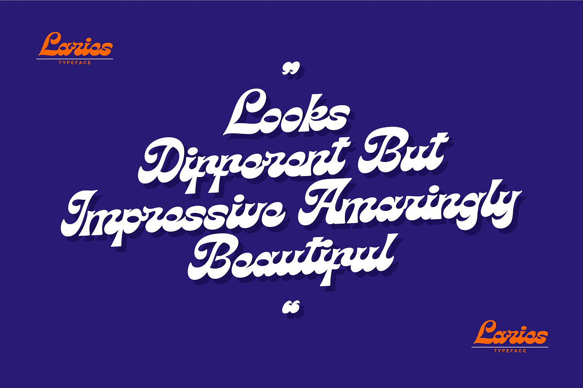 Laries Bold Script Font, a Script Font by ngene