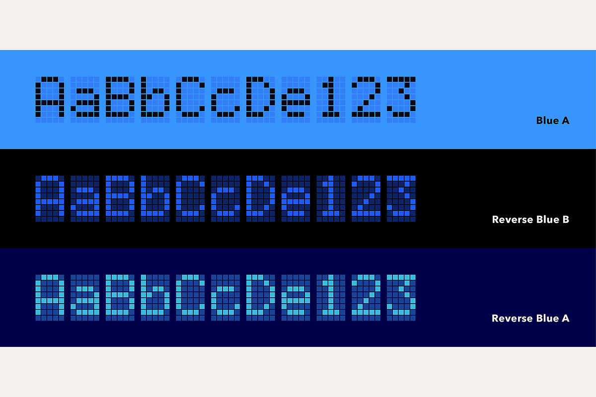 LCD HD44780 - Color Pixel Font, a Font by SelfBuild Type