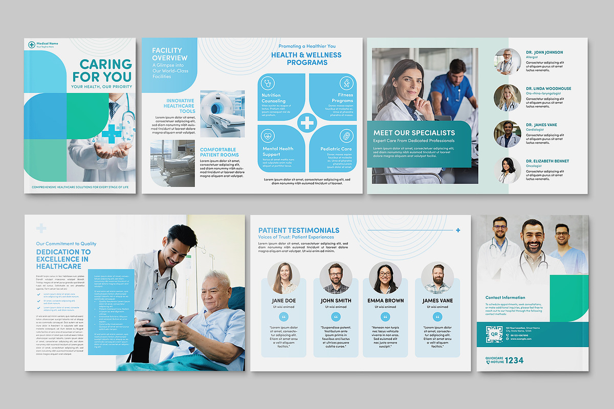 Medical Brochure Template, a Brochure Template by BrandPacks | Creative ...