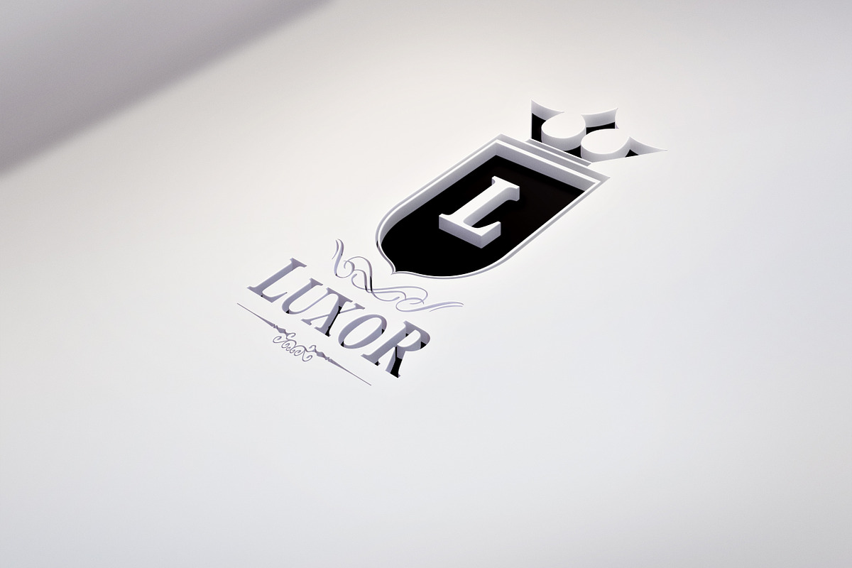 Luxor Logo, a Branding & Logo Template by ApertureVintage
