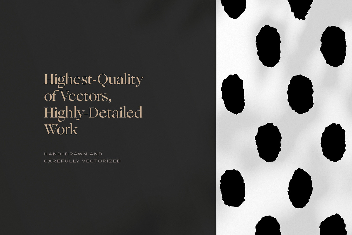 50 Hand-Drawn Dotted, Striped Patterns