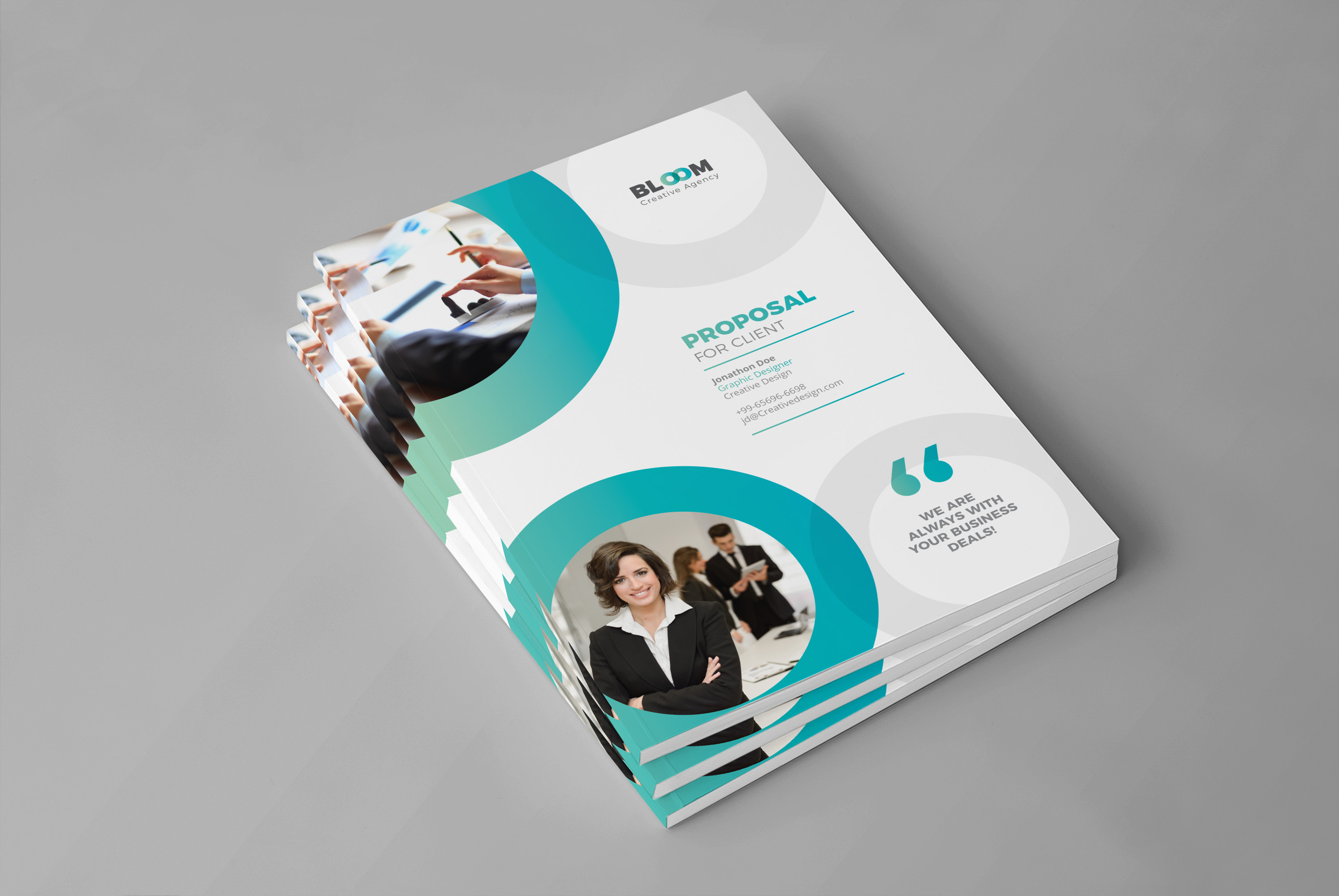 Business Project Proposal Design, a Stationery Template by Layout ...