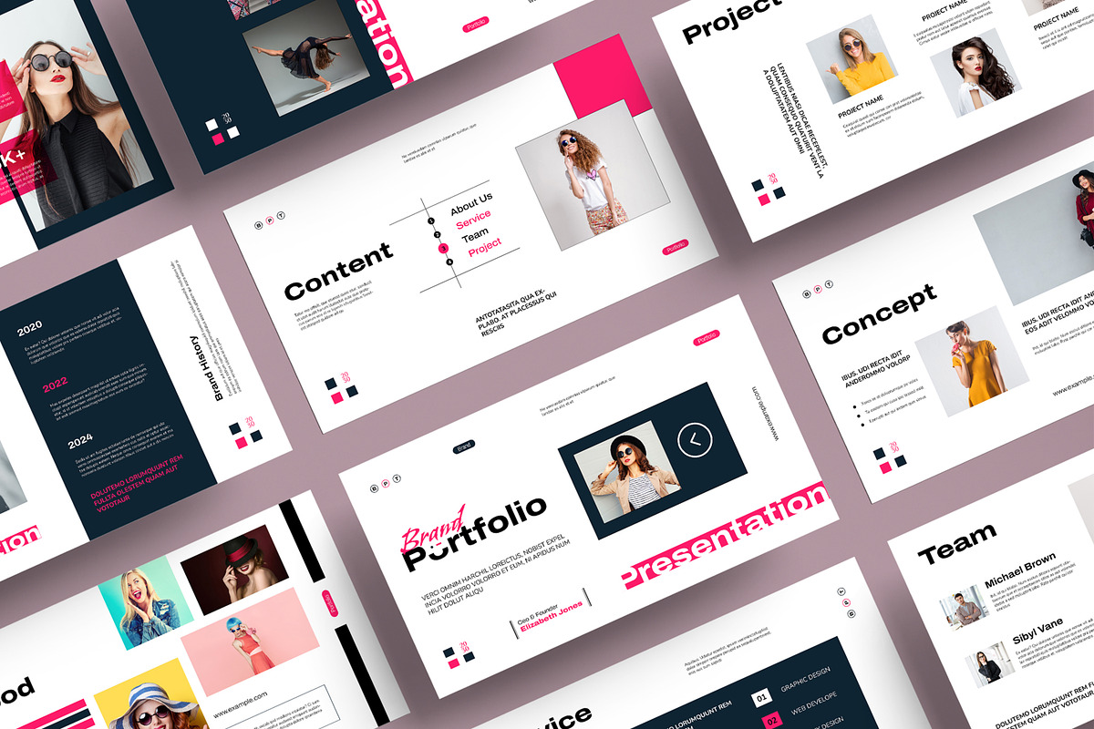 Brand Portfolio Presentation Design