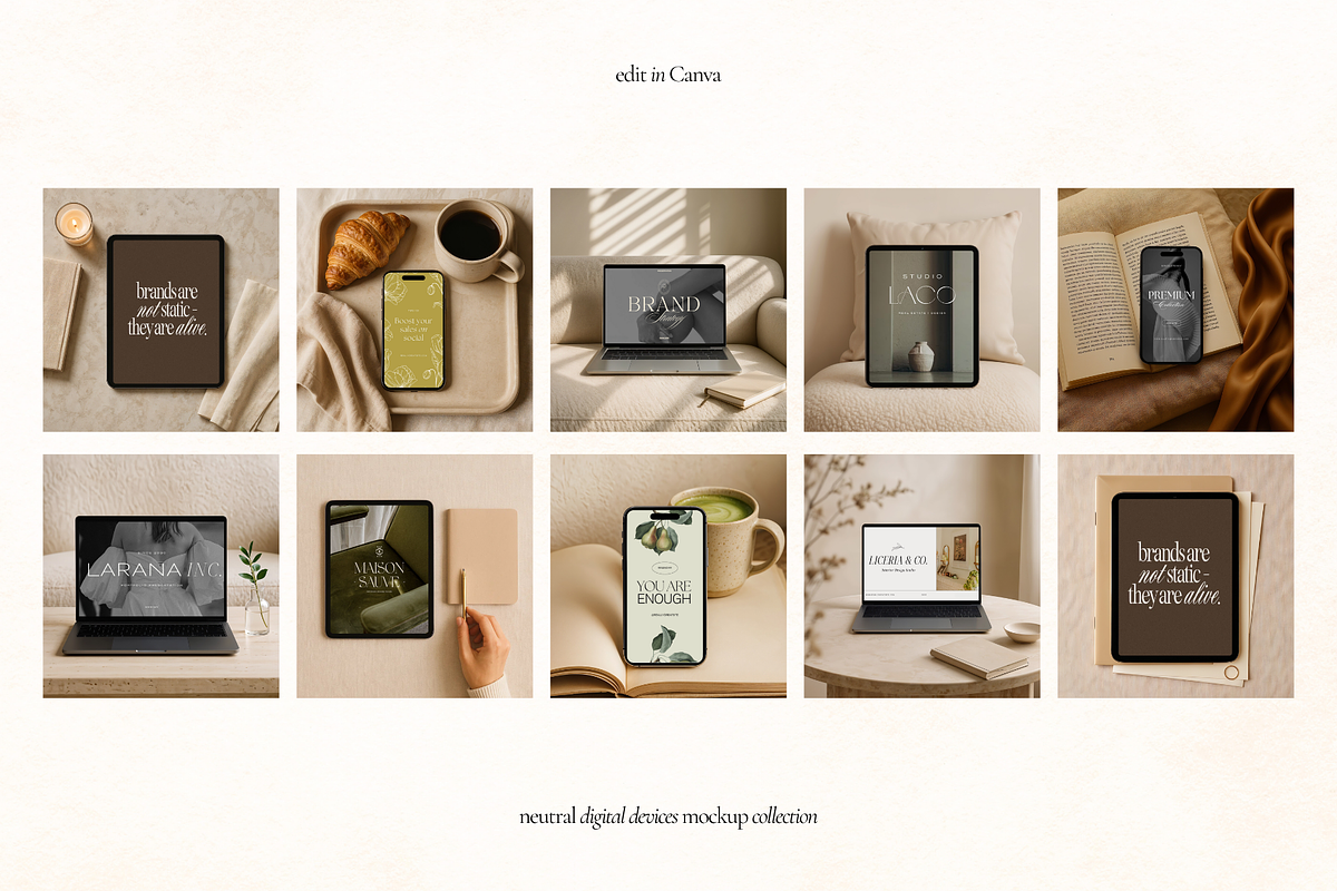 Digital Device Mockups Canva