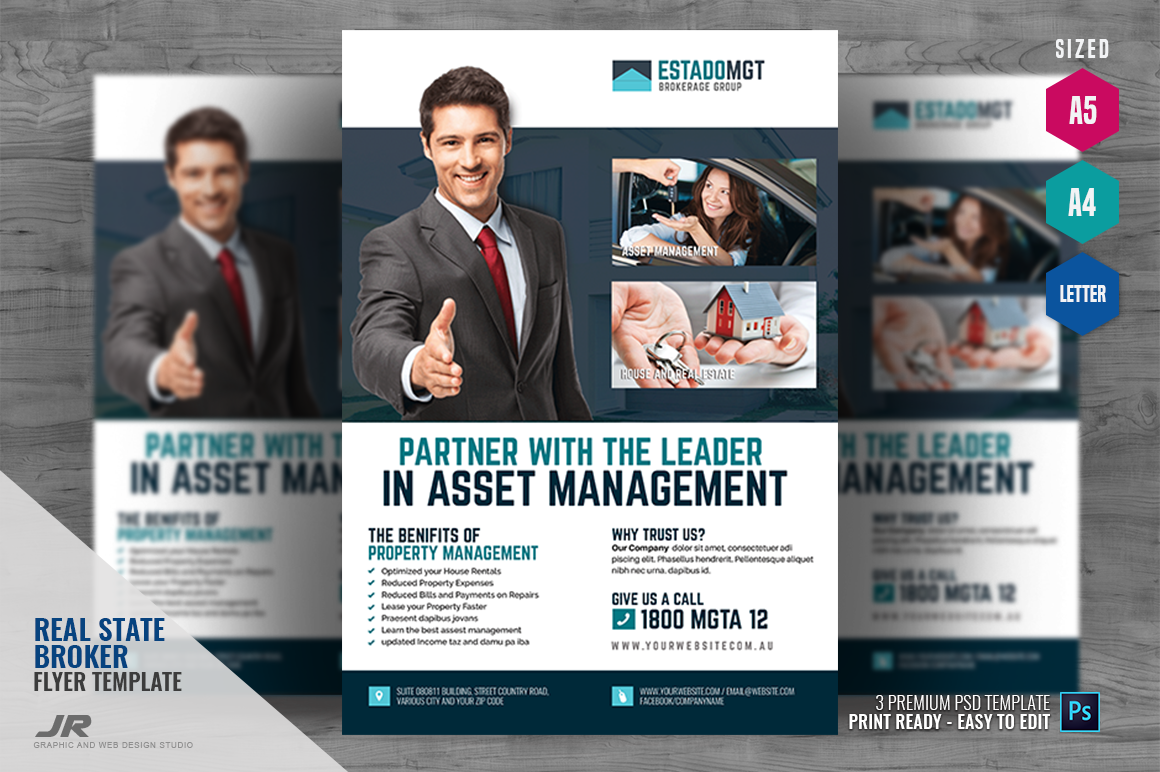 Real Estate Development Flyer, a Flyer Template by PSDPixel