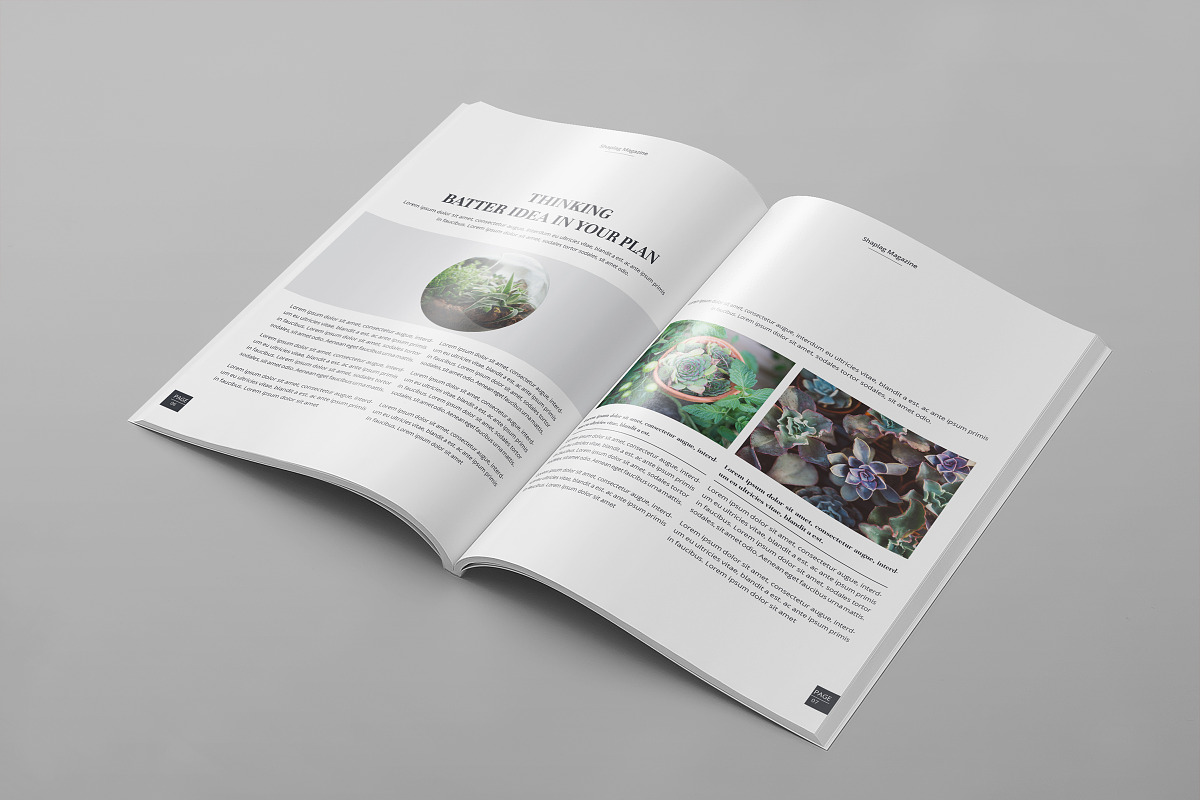 Magazine Layout Template, a Magazine Template by obidullah_01 ...