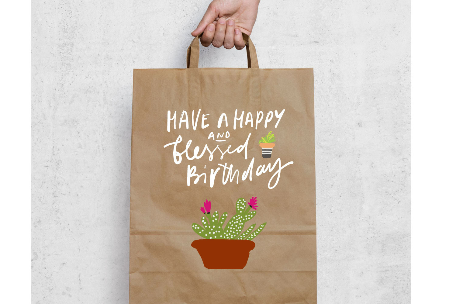 Birthday card signs, an Illustration by Veronika M