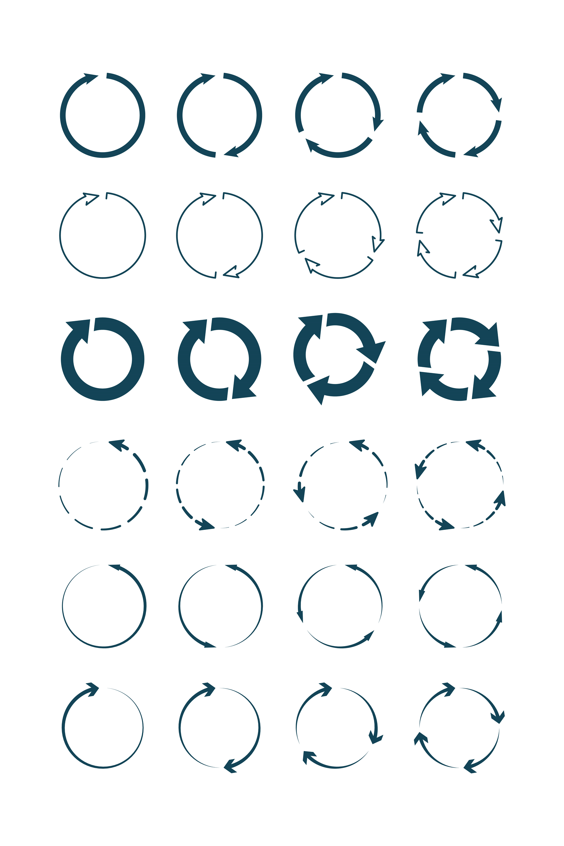 Circle arrows. Round forms and shape | Background Graphics ~ Creative ...