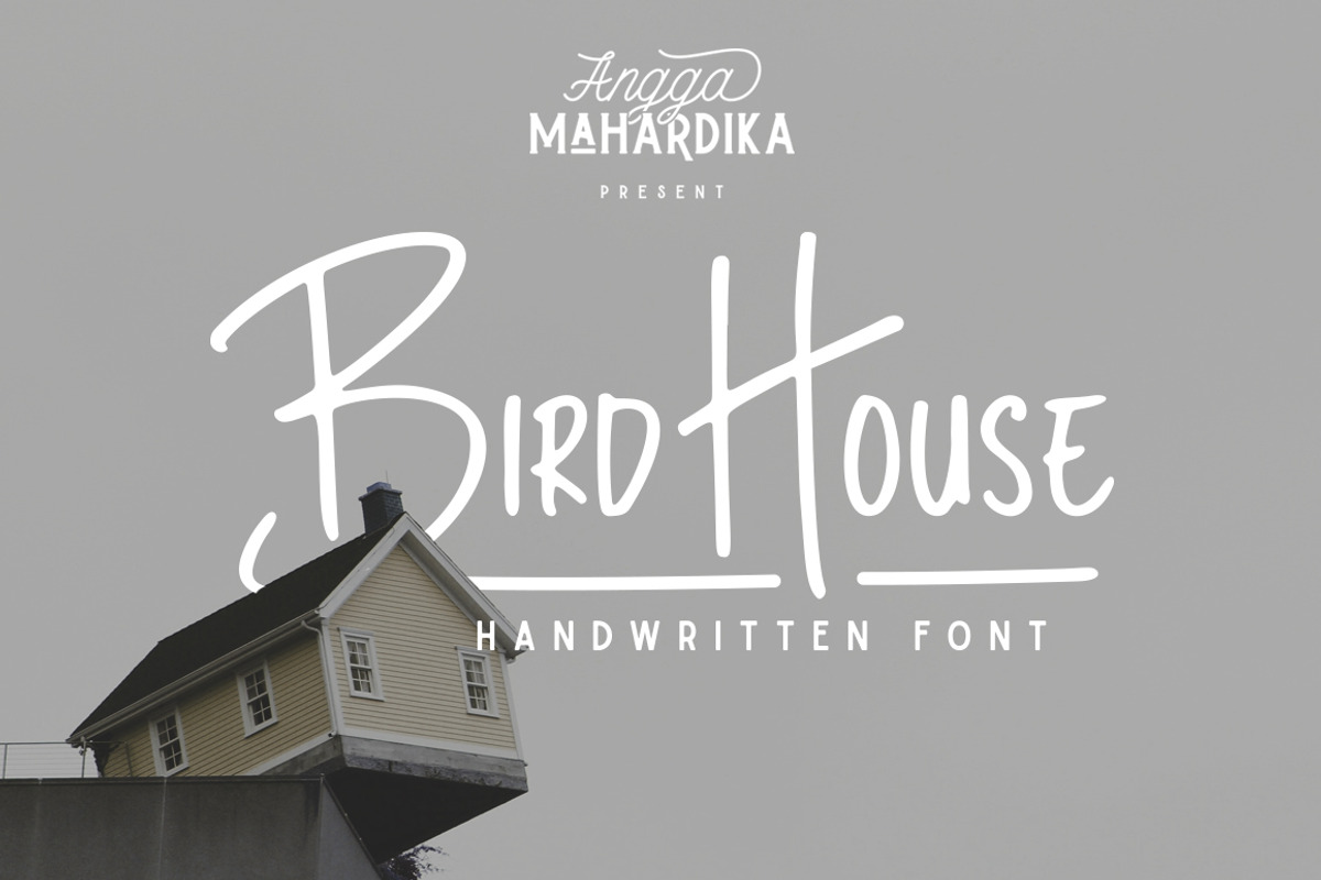 Bird House, a Sans Serif Font by Angga Mahardika