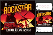 Rockstar Flyer, a Flyer Template by KiraYamato Design Studio
