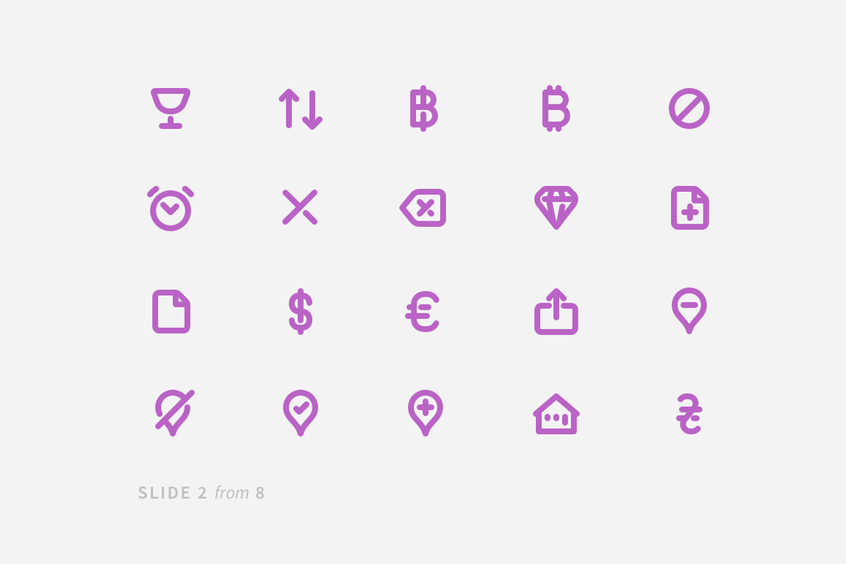 Bold Purple, an Outline Icon by Kirill