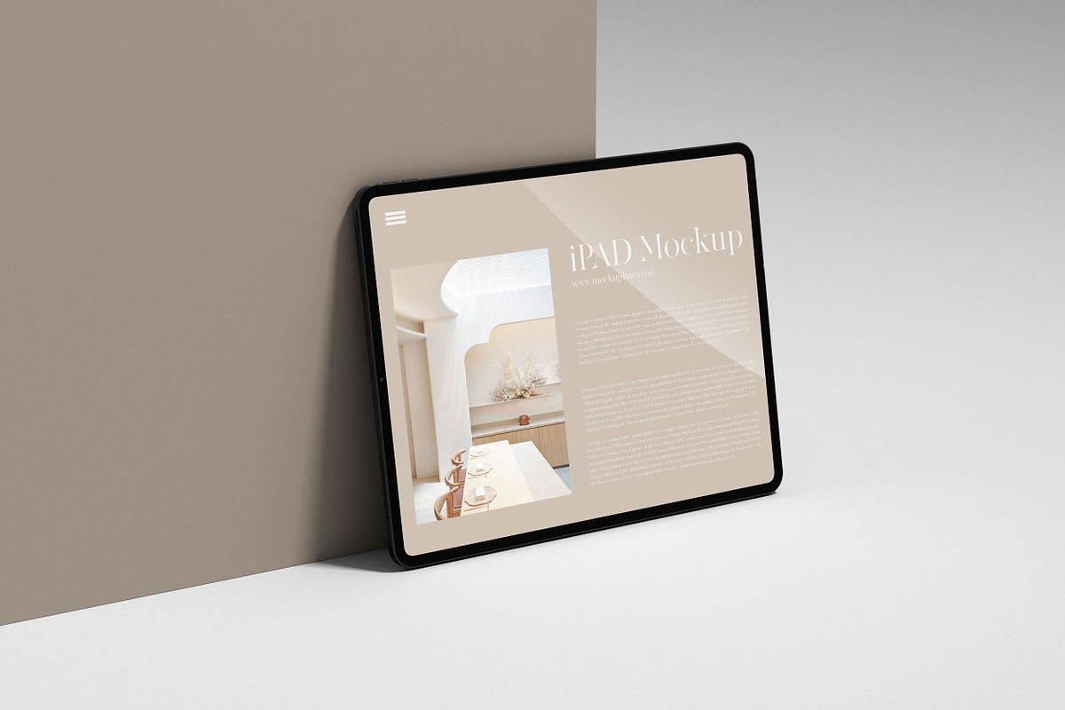 iPad & A4 Mockup Bundle Set