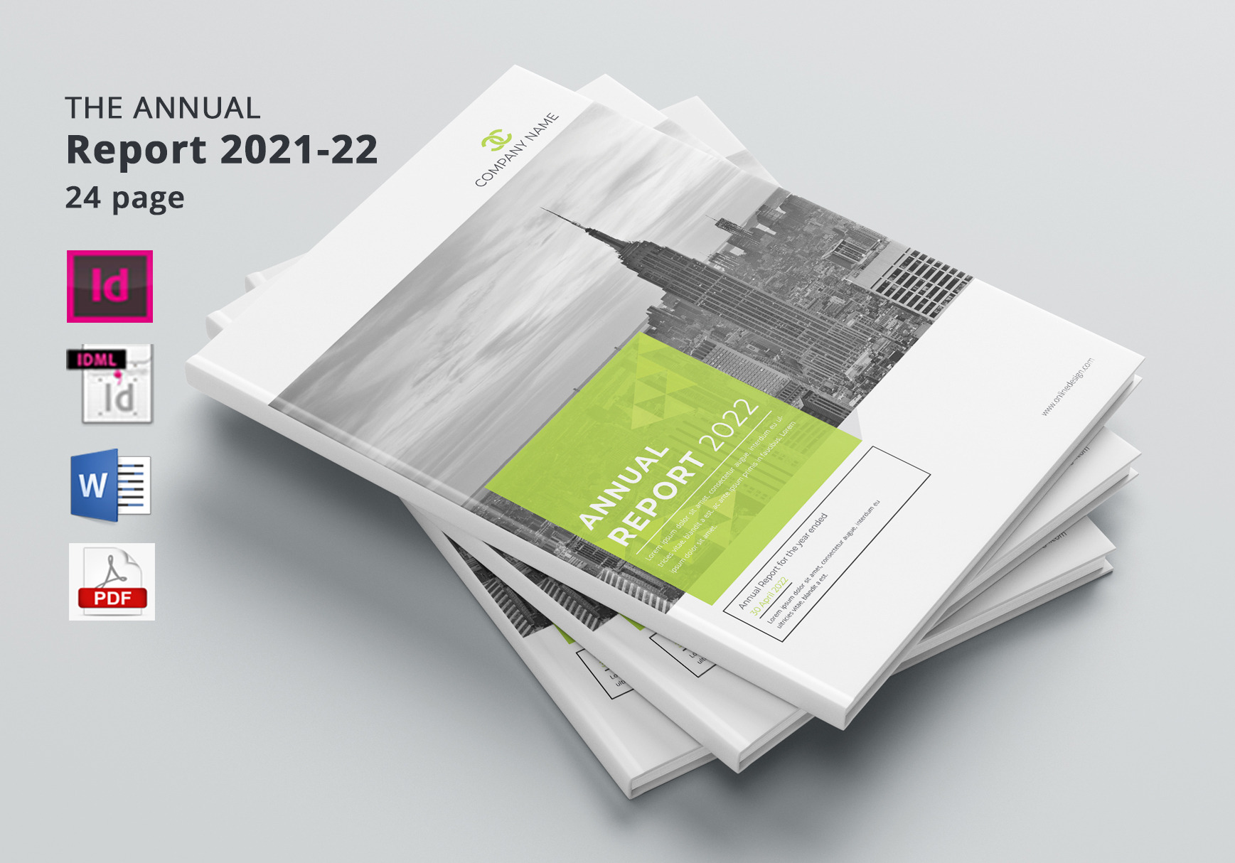 Annual Report I MS Word & Indesign, a Brochure Template by obayes ...
