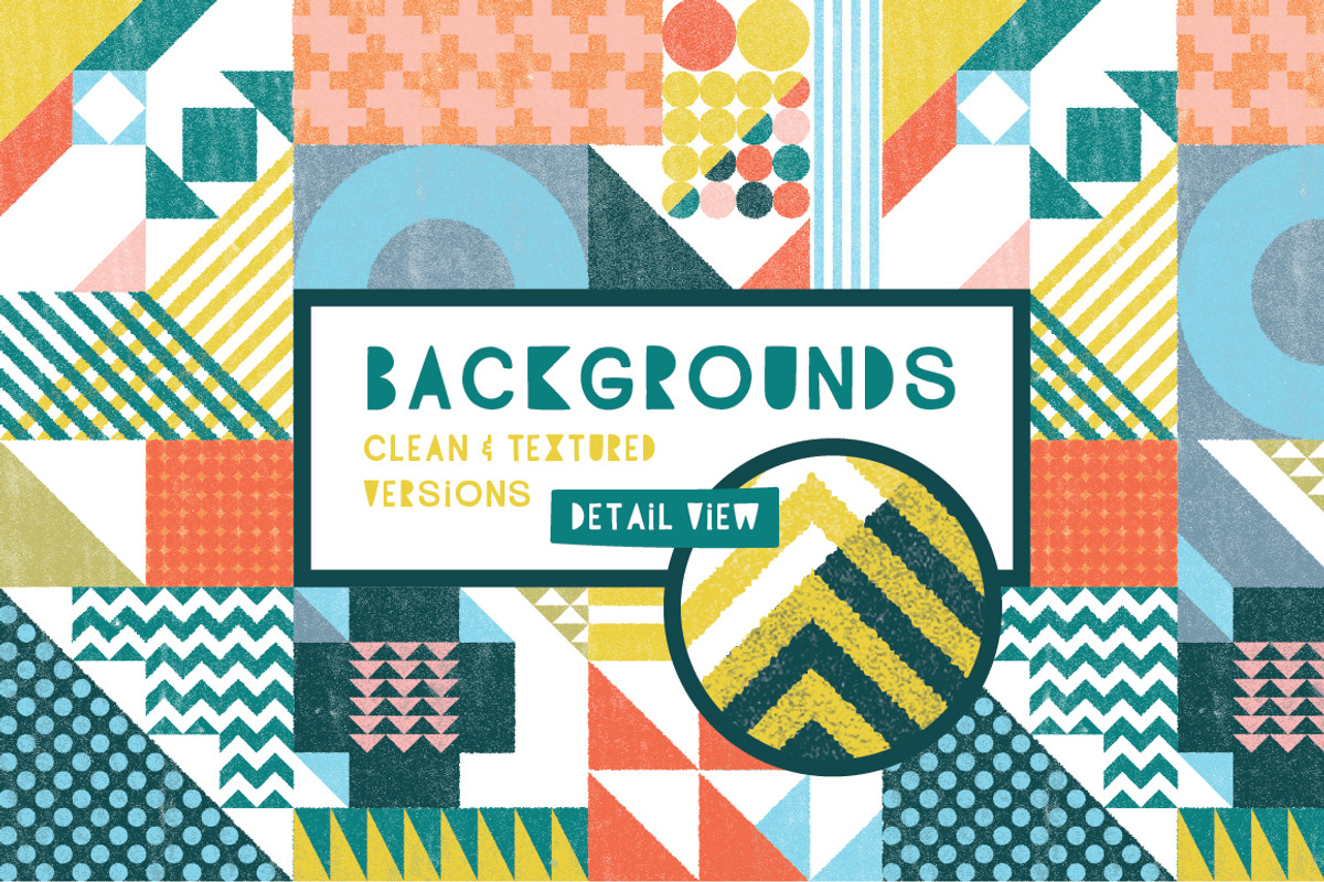 (Super Fun) Geometric Patterns, a Pattern Graphic by Anugraha Design