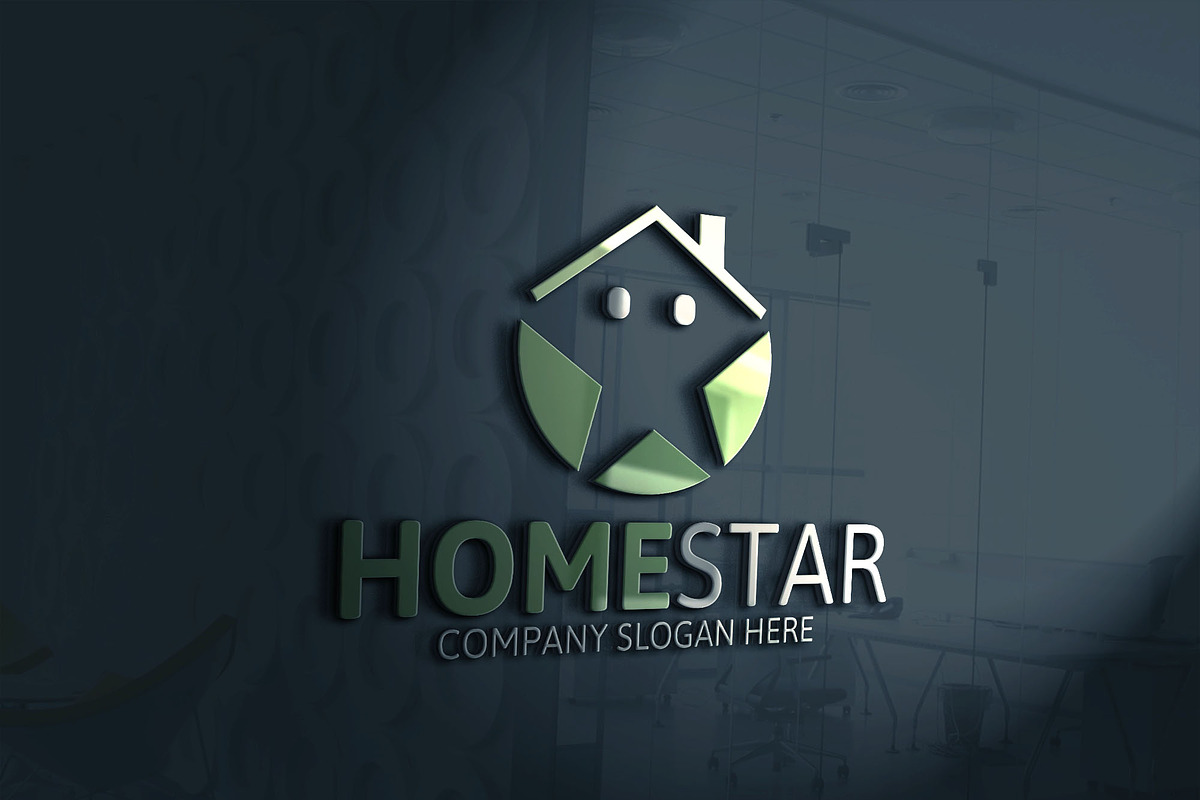 Home Star Logo, a Branding & Logo Template by Josuf Media