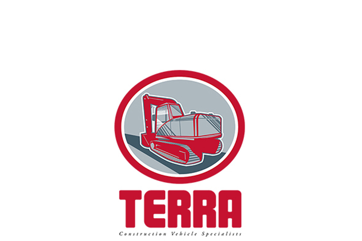 Terra Construction Vehicles Logo, a Branding & Logo Template by patrimonio
