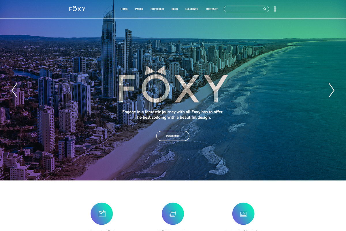 Foxy - Creative WordPress Theme, a WordPress Template by Milo Studio