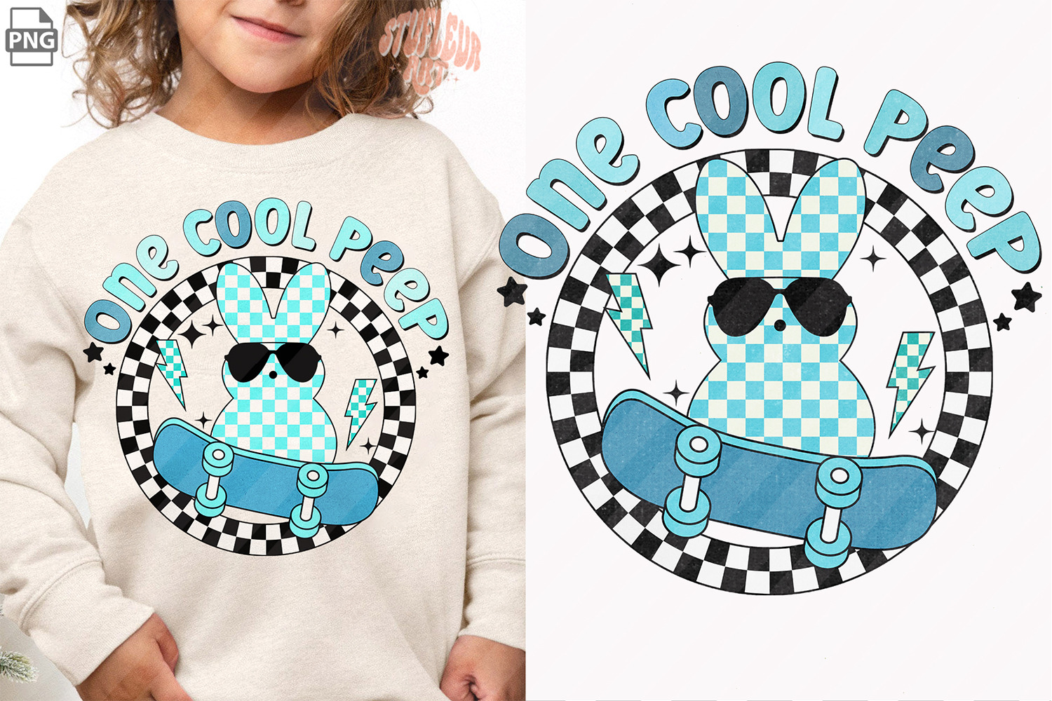 One Cool Peep PNG | Creative Market