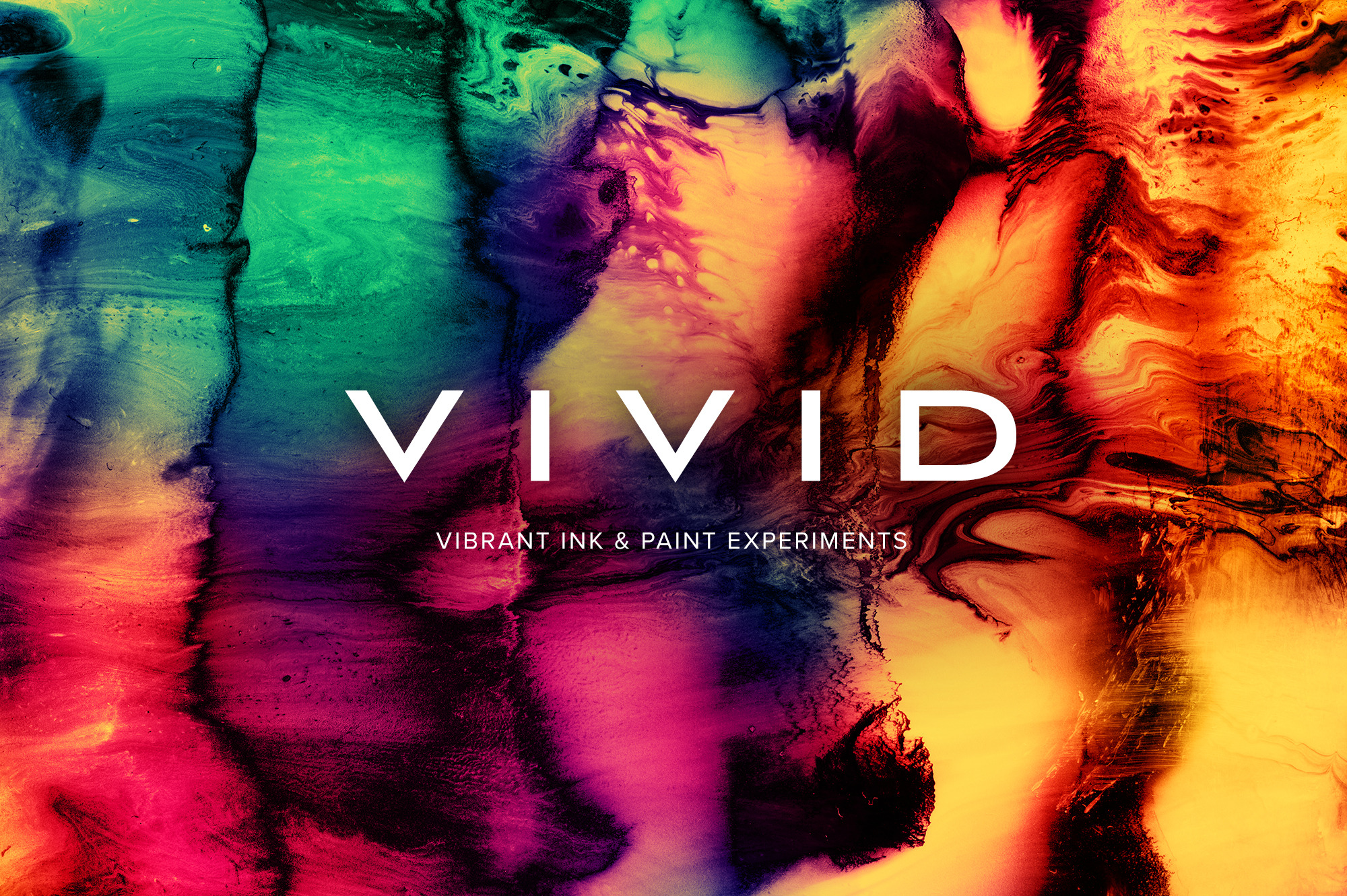 Vivid: Vibrant Ink & Paint Textures, a Texture Graphic by Chroma Supply