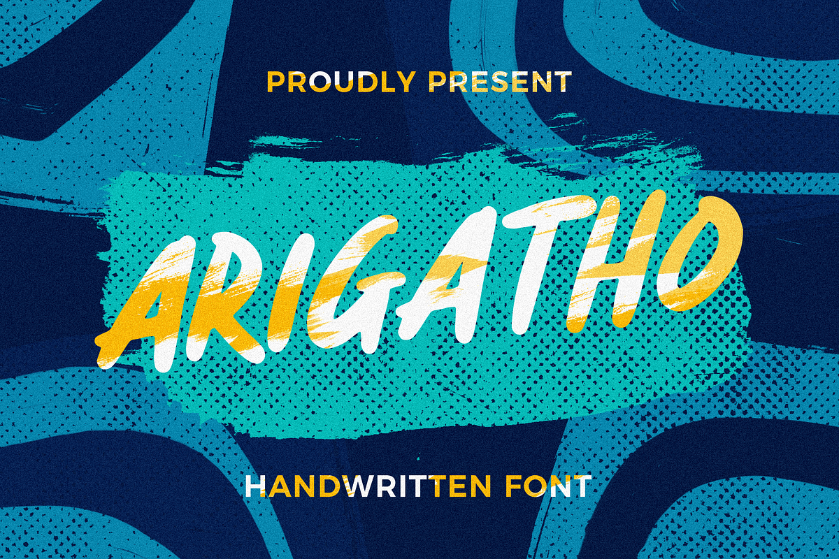 Arigatho, a Sans Serif Font by 24Design Studios