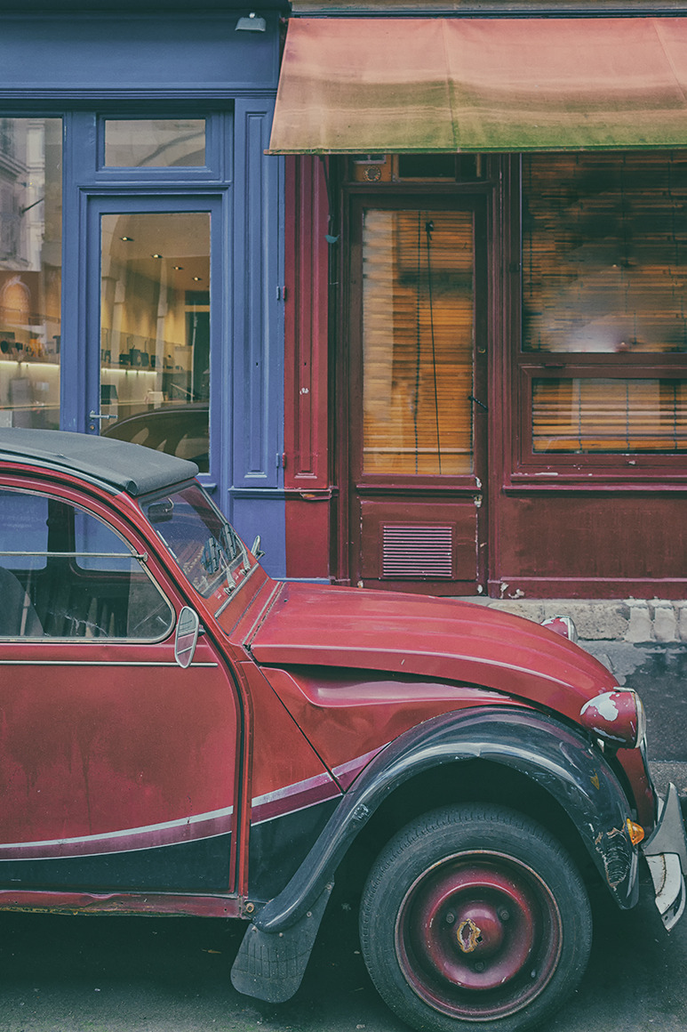 Vintage car in Paris, a Transportation Photo by VictorGrow