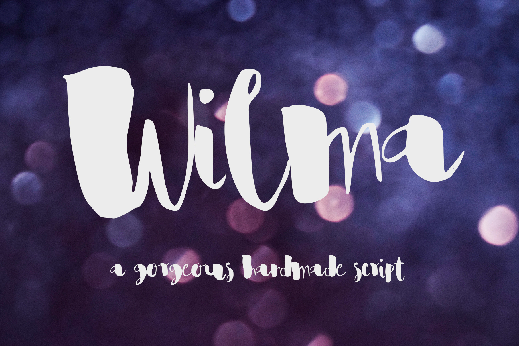 Wilma Font, a Script Font by SophieSaxo