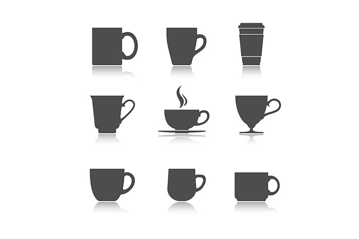 Tea cups set, a Graphic by Primula`s shop