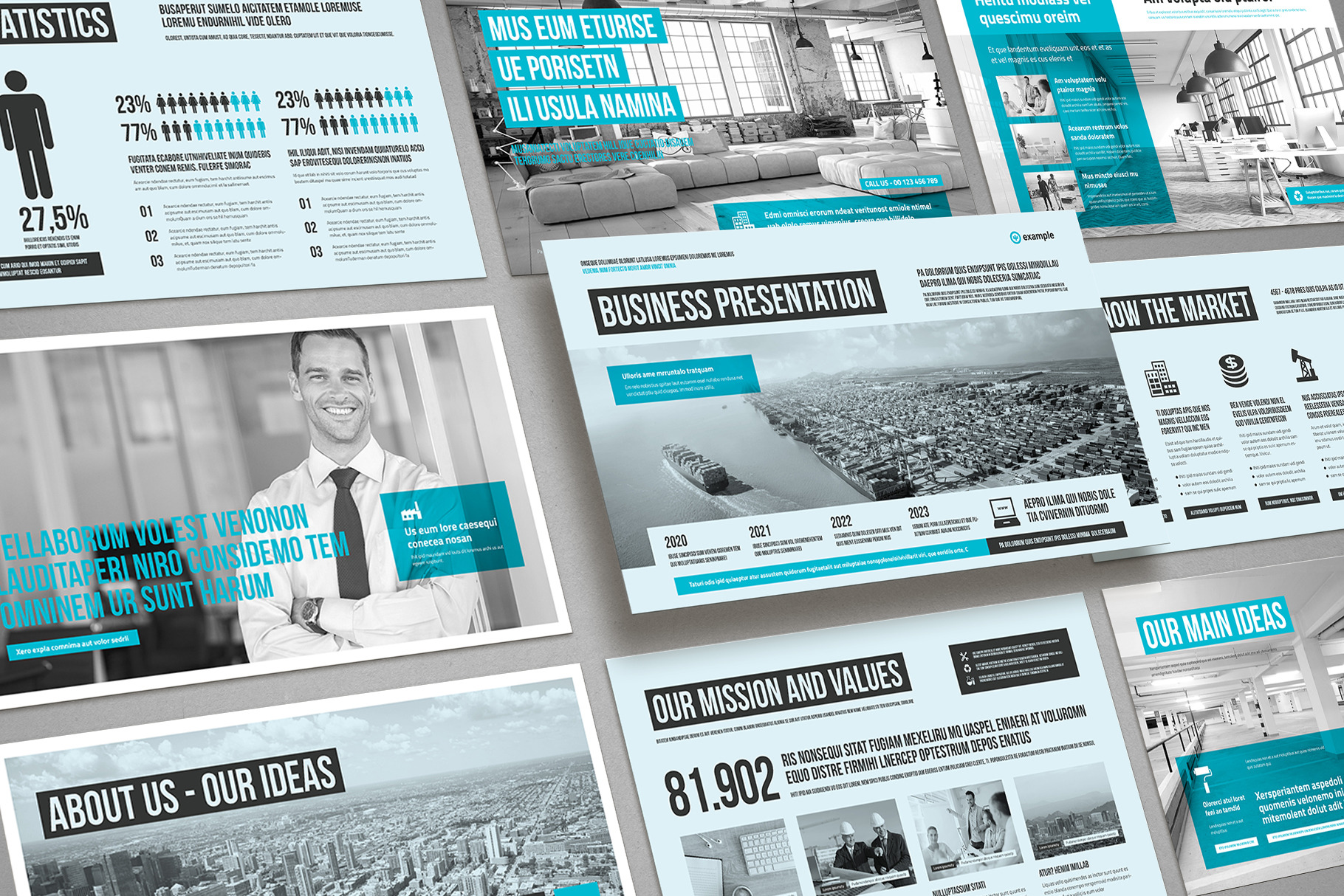 InDesign Presentation Vol. 8, a Presentation Template by TypoEdition