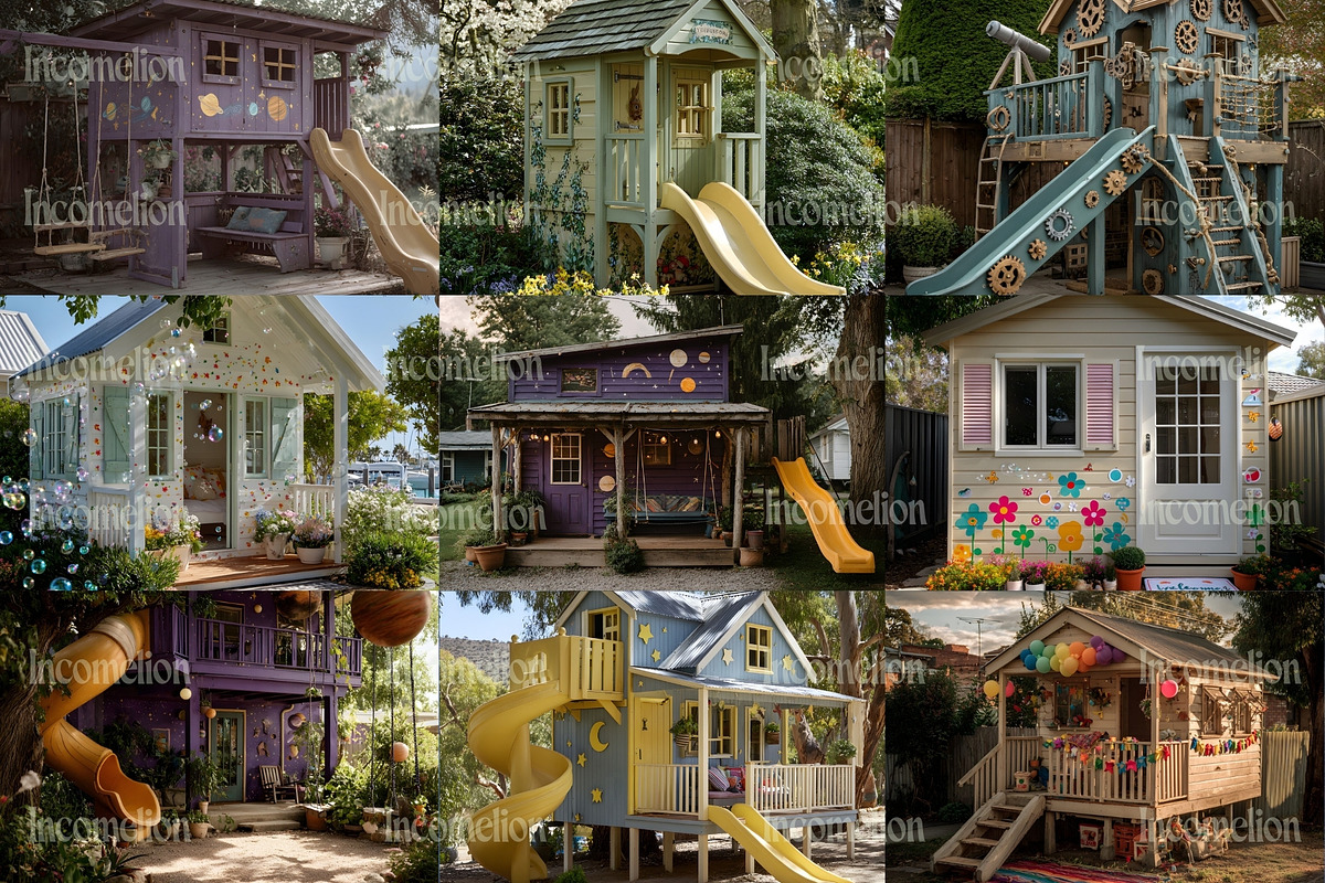 85 Kids Playhouse Stock Photos, an Architecture Photo by Incomelion