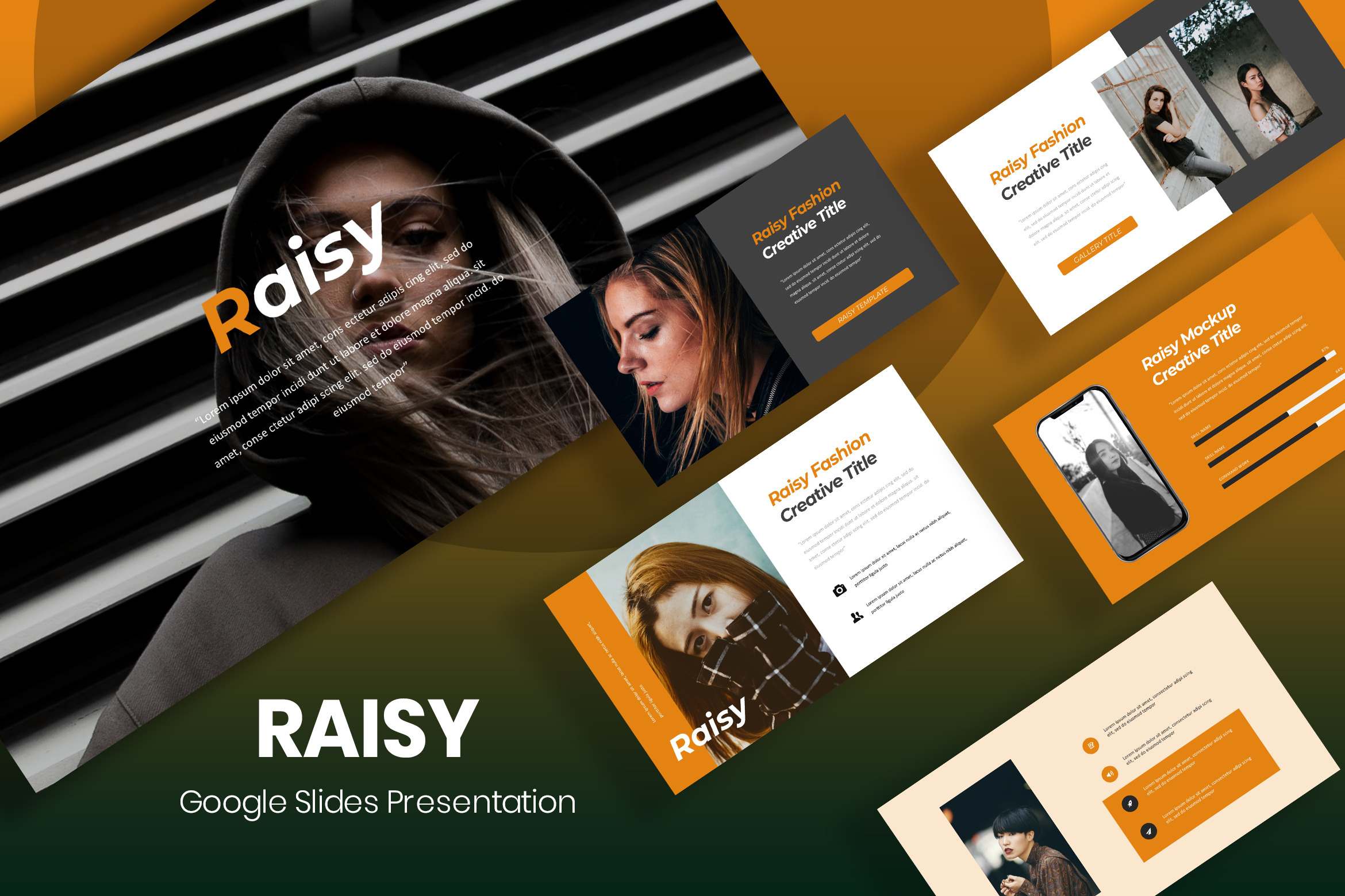 Raisy - Google SLides Template, a Presentation Template by AQR Studio