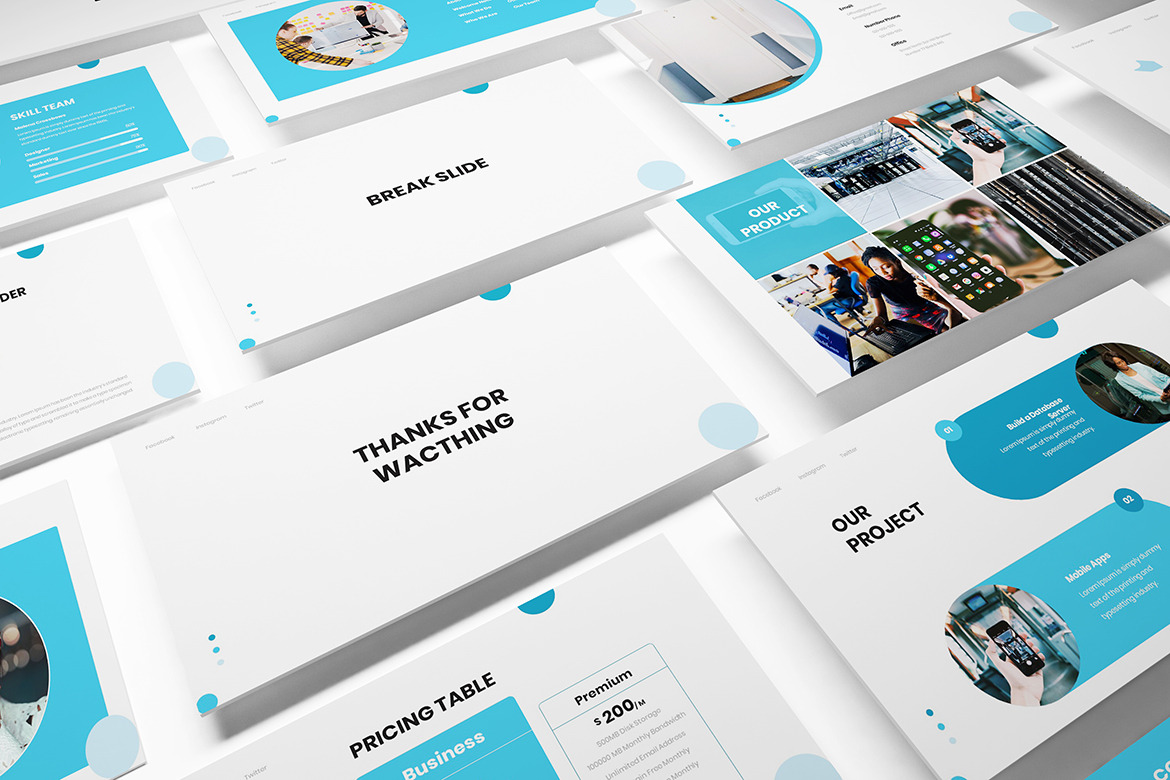 IT Consultant Powerpoint Template, a Presentation Template by Formatika Studio