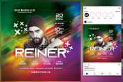 DJ Event Flyer, a Flyer Template by KiraYamato Design Studio