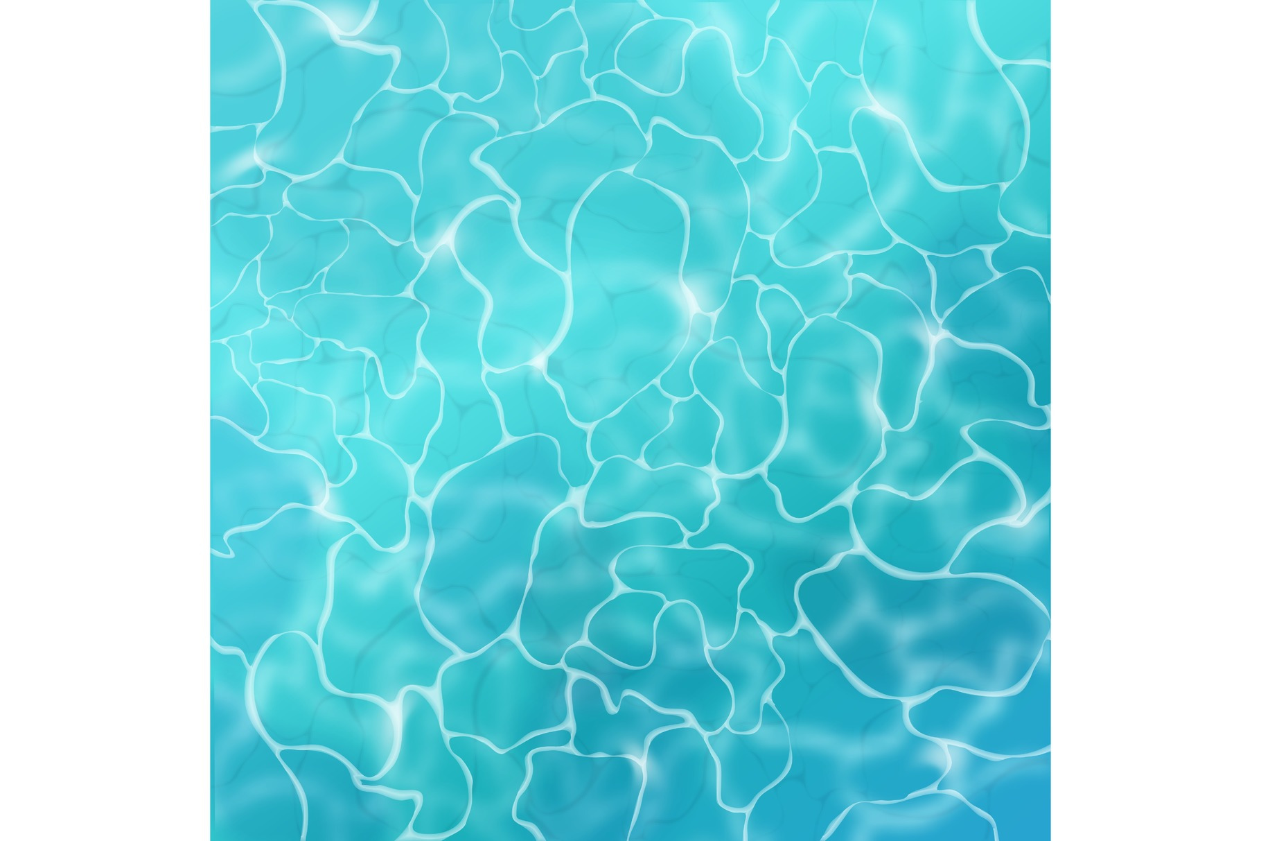 Water surface. Blue summer sea, sun, a Texture Illustration by YummyBuum