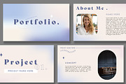 Portfolio with Blue Gradients, a Templates & Theme by wavebreak