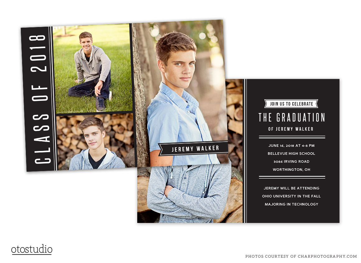 Senior Graduation Card Graduation, a Card Template by OtoStudio ...